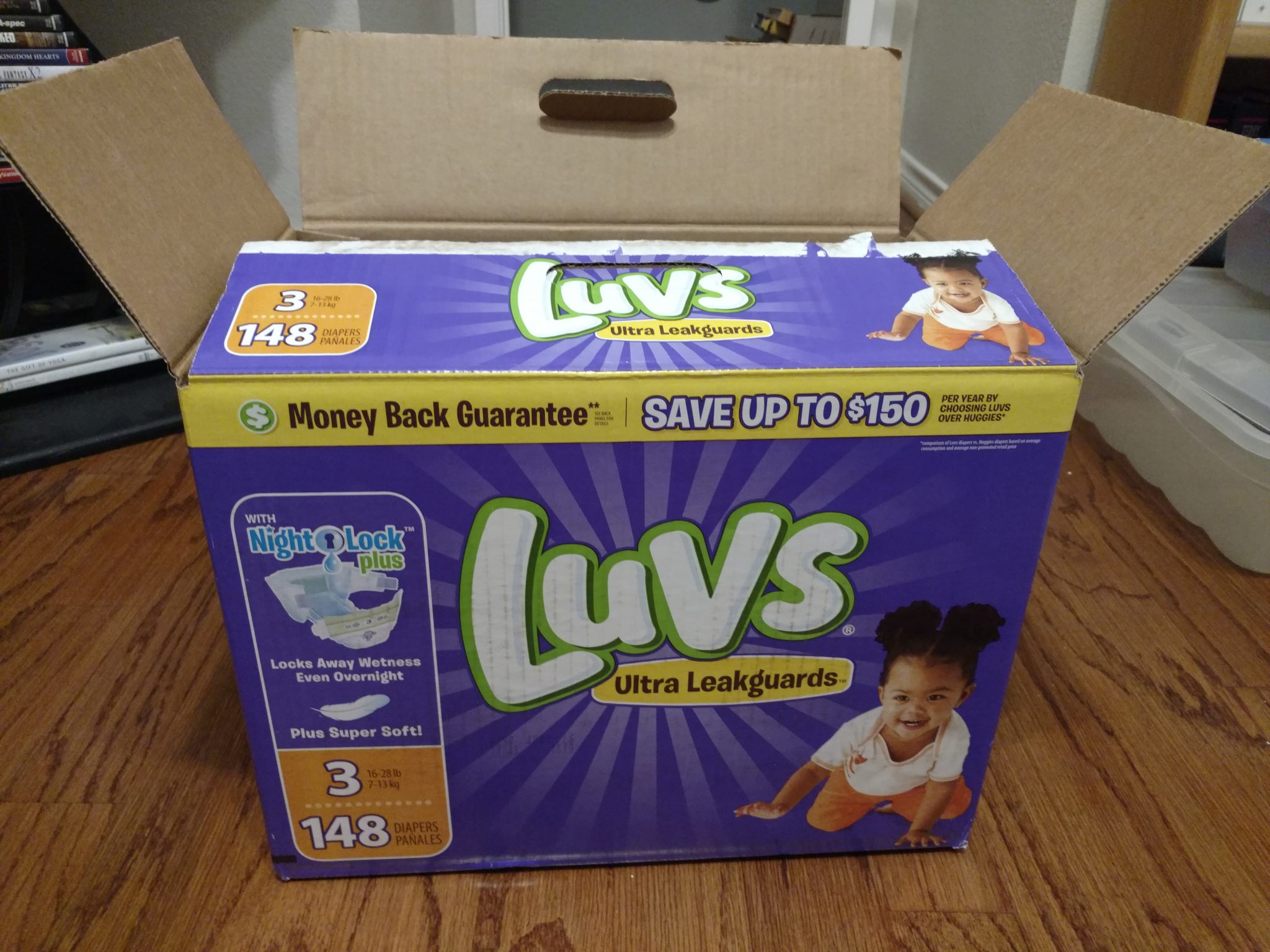 Diaper Box Craft - Upcycle and Reuse - Wrap with Wrapping Paper