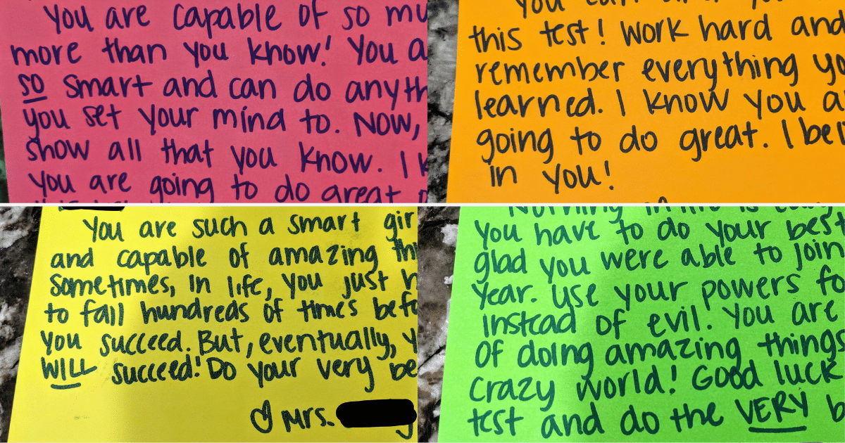 How To Show Students You Believe In Them Before A State Assessment
